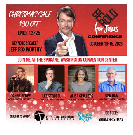 Christmas Sale! Be Bold for Jesus Conference 2023 | Shine 104.9