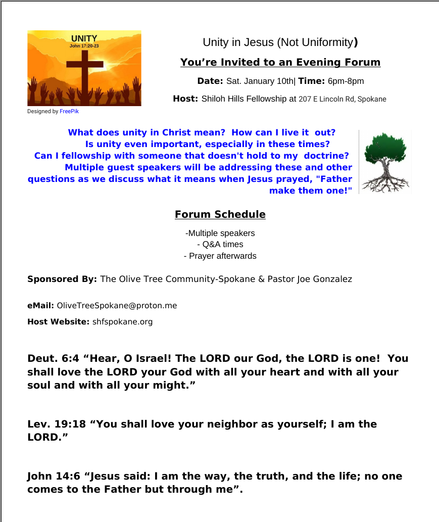 Unity in Jesus (not Uniformity) | Shine 104.9